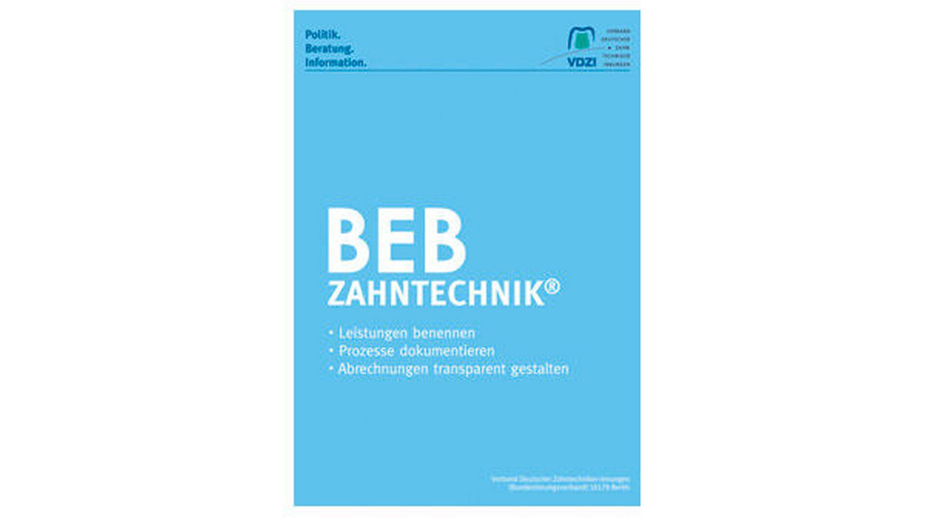 Handbuch der BEB Zahntechnik: Neue Auflage - zm-online