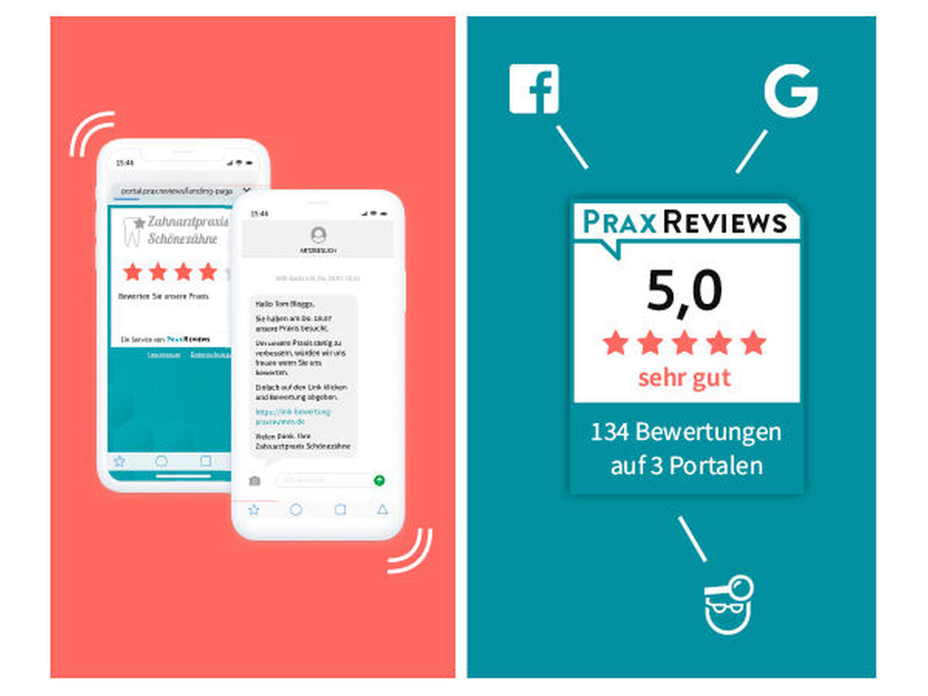 Mehr Google-Bewertungen per SMS - zm-online