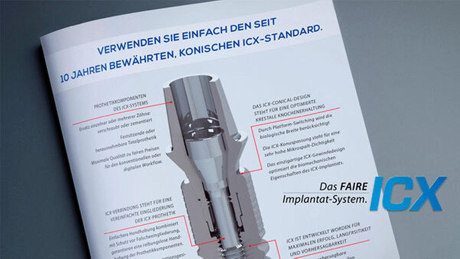 medentis: ICX bietet Primärstabilität – von Anfang an - zm-online
