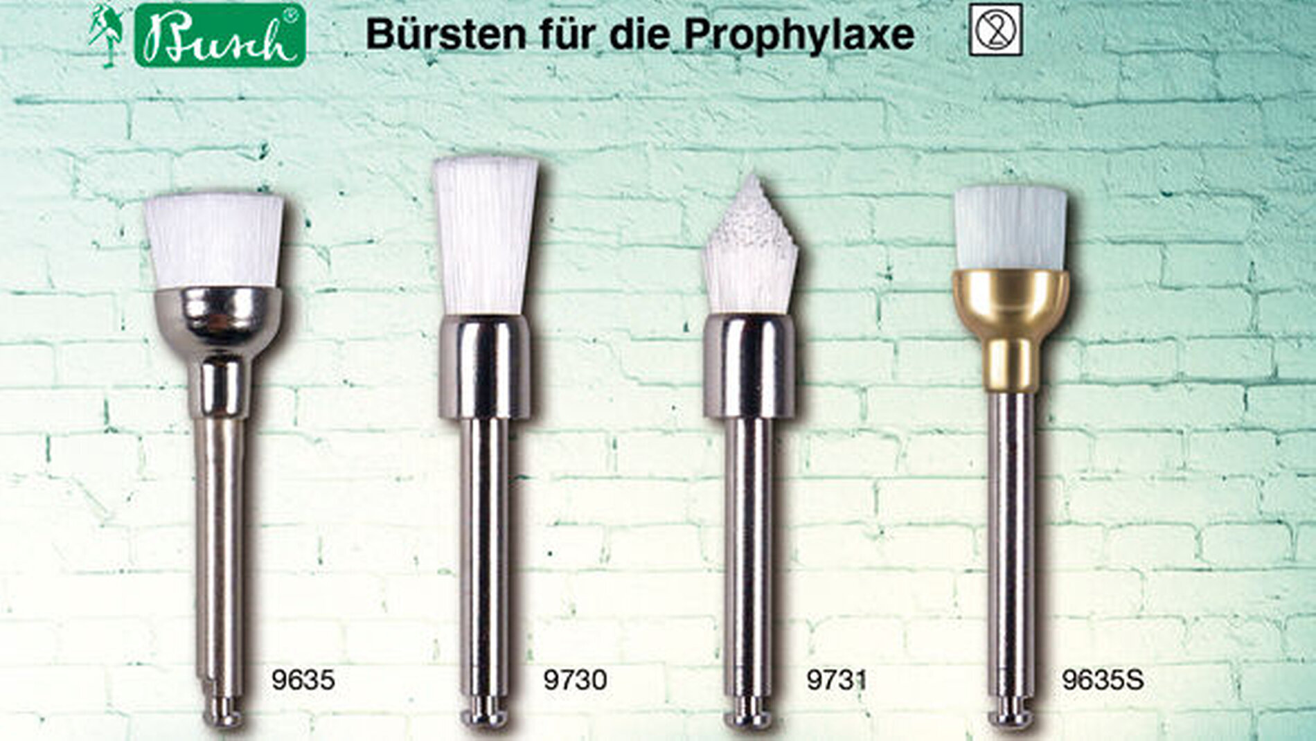 Busch: Prophylaxe-Bürsten für glatte Oberflächen - zm-online